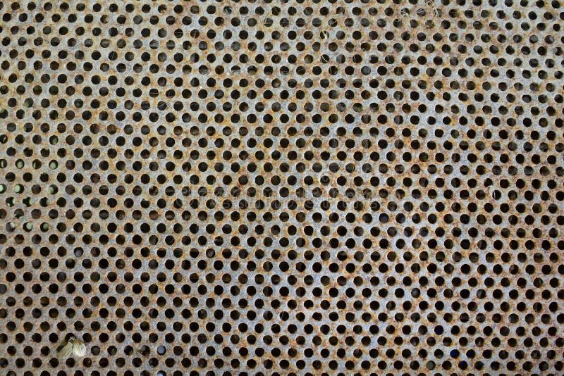 Background Grid - a Metal Texture with a Lot of Round Holes Stock Image ...