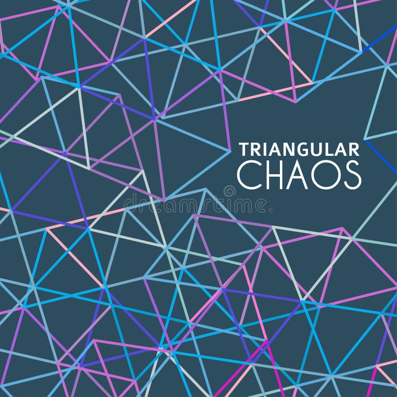 Background with Grid Textured by Triangles. Graphic Pattern Stock ...