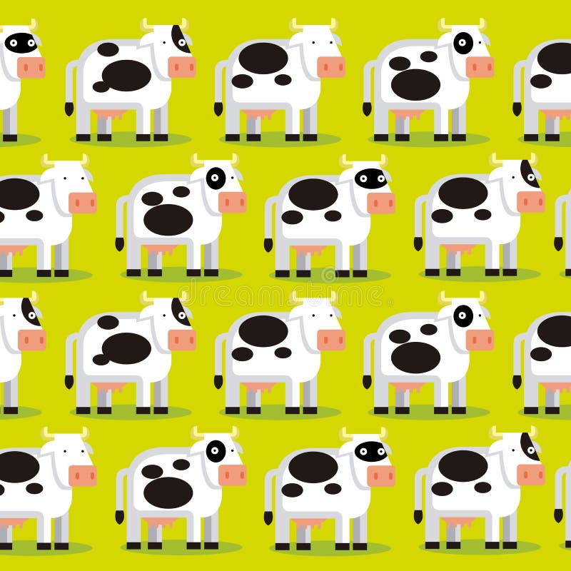 Group of cows, cartoon stock vector. Illustration of agriculture - 21030339