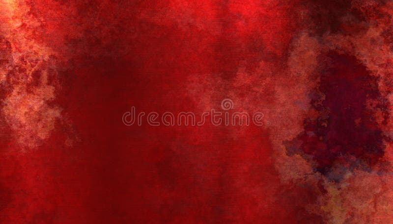 Background of Grunge Red Scrapbook Wall with Light Spot Material ...