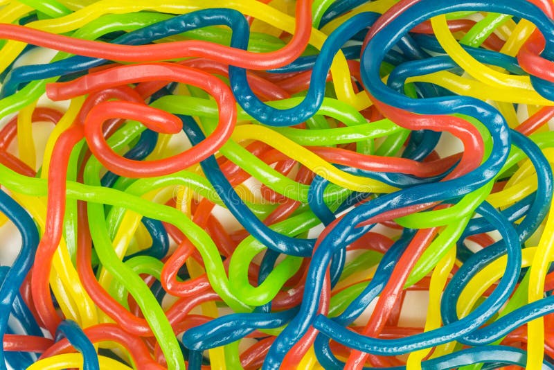 Candy spaghetti stock image. Image of pastry, spaghetti - 16261547