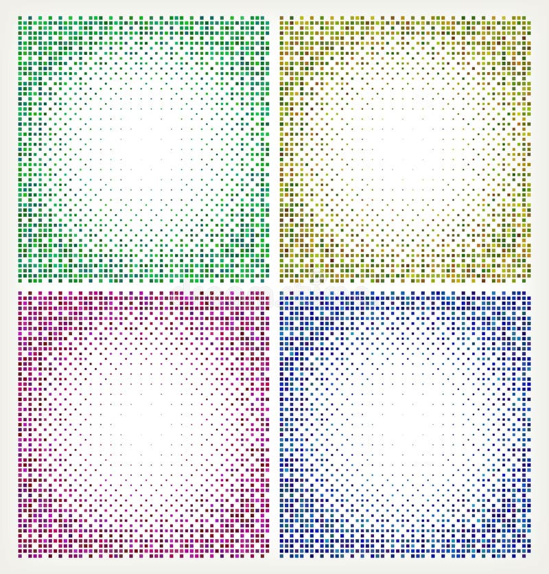 Background halfton square stock vector. Illustration of blue - 28999782