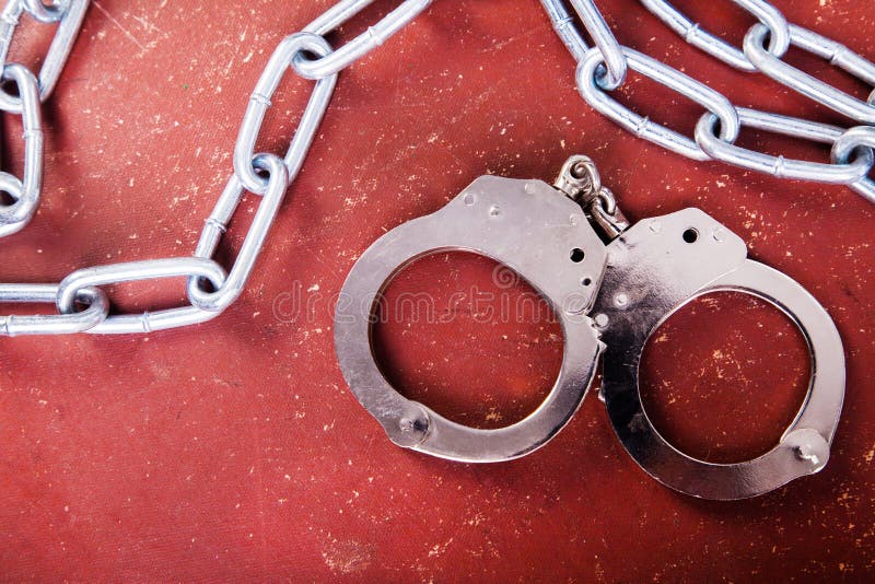 Background handcuffs stock image. Image of closeup, chain - 46105083