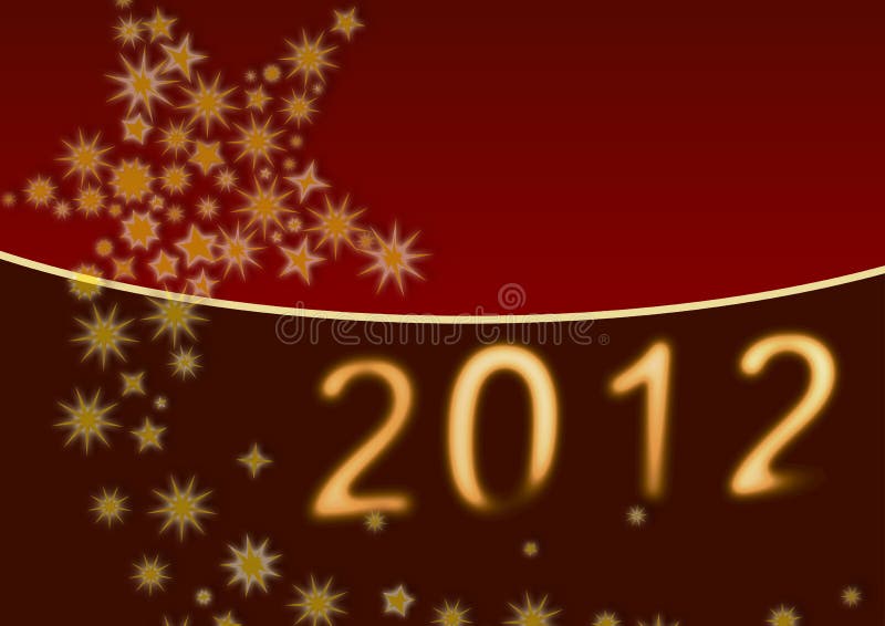 Background: Happy New Year 2012 Stock Illustration - Illustration of ...