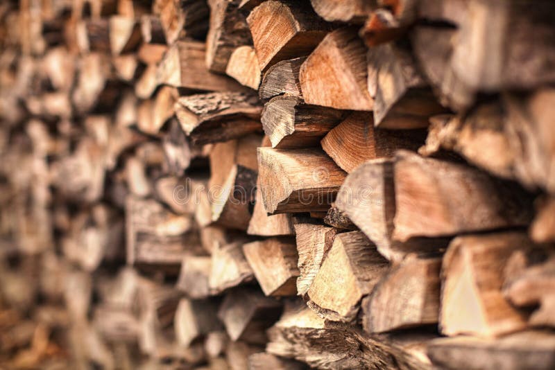 Background of Heap Firewood Stack Natural Wood Stock Photo - Image of ...