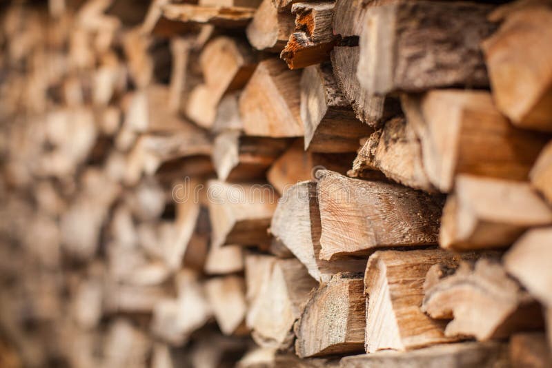Background of Heap Firewood Stack, Natural Wood Stock Image - Image of ...