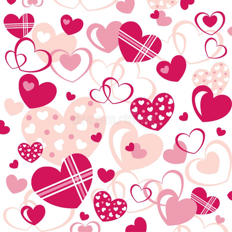 Background with Hearts stock vector. Illustration of cover - 9583873