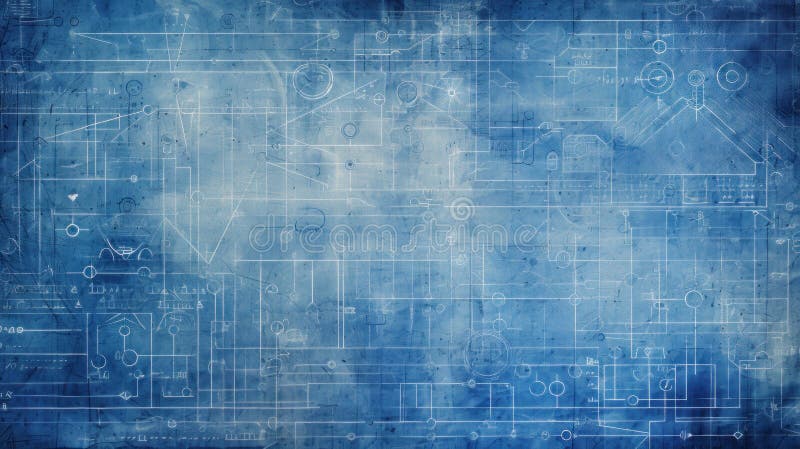 Background of Hi-tech Engineering Technology Blueprint Texture Stock ...