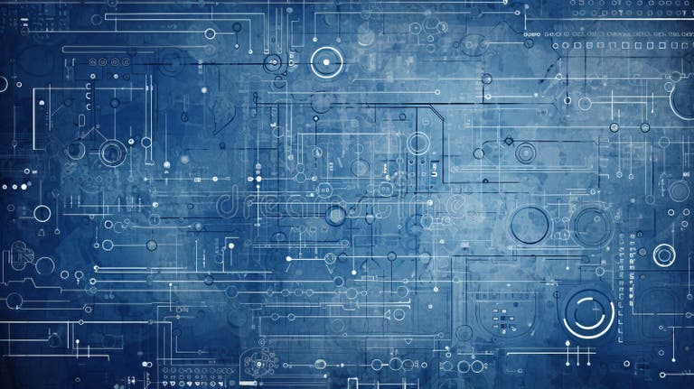 Background of Hi-tech Engineering Technology Blueprint Texture Stock ...