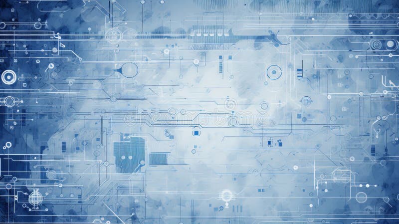 Background of Hi-tech Engineering Technology Blueprint Texture Stock Image - Image of abstract ...