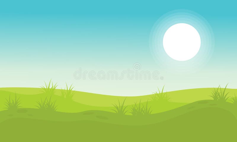 Background Hill Beauty Landscape Vector Stock Vector - Illustration of ...