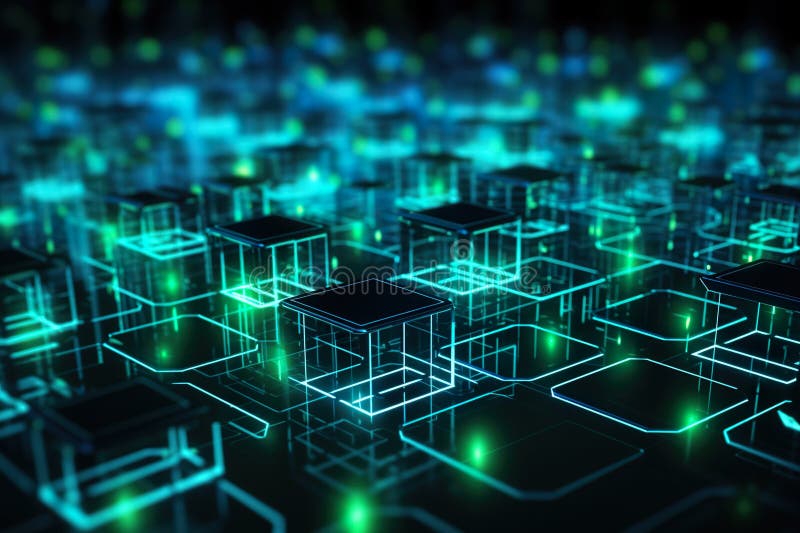 Background Holographic Model, Technology and Abstract Art Light Led ...