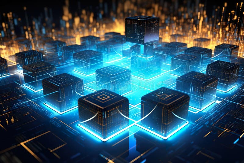 Background Holographic Model, Technology and Abstract Art Light Led ...