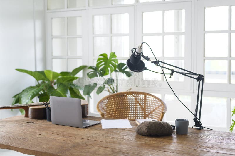 Background of Home Studio , Recording Room Stock Photo - Image of ...