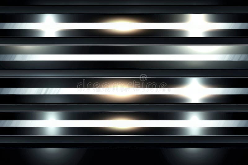 Background with Horizontal Metallic Lines. 3D Rendering Stock ...