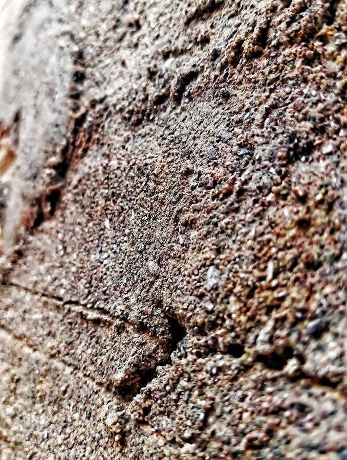 Background of House Foundation Made of Cement Stock Image - Image of ...