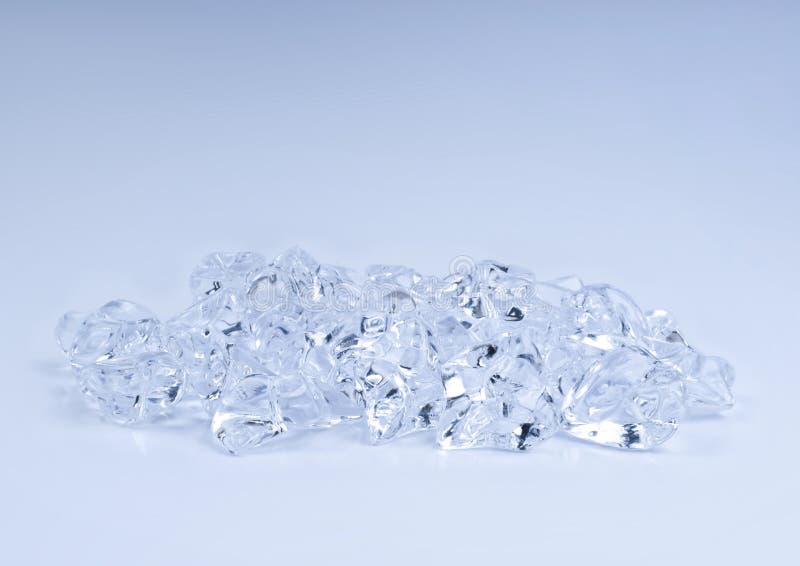 Background with Ice Cubes in Blue Light Stock Photo - Image of freeze ...
