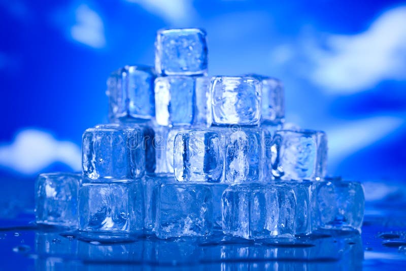 Background with Ice Cubes, Cold and Fresh Concept Stock Photo - Image ...