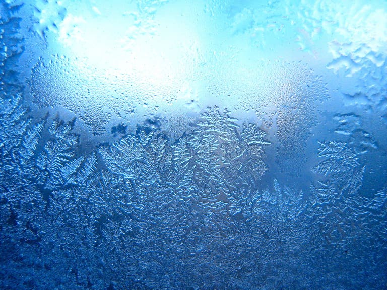 Background: Ice on the Glass with Wather Stock Photo - Image of glass ...