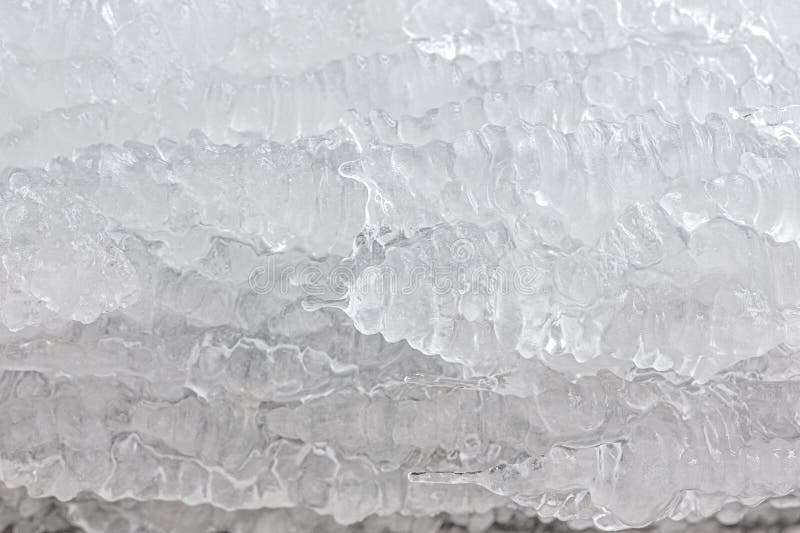 Background from Ice. the Structure of Frozen Water Stock Photo - Image ...