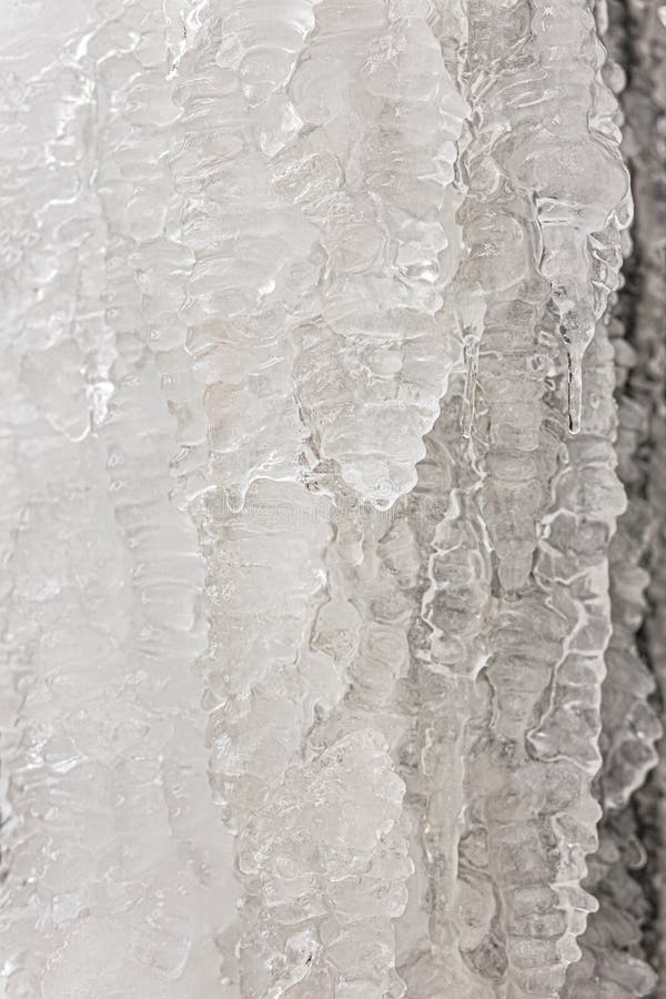 Background from Ice. the Structure of Frozen Water Stock Image - Image ...