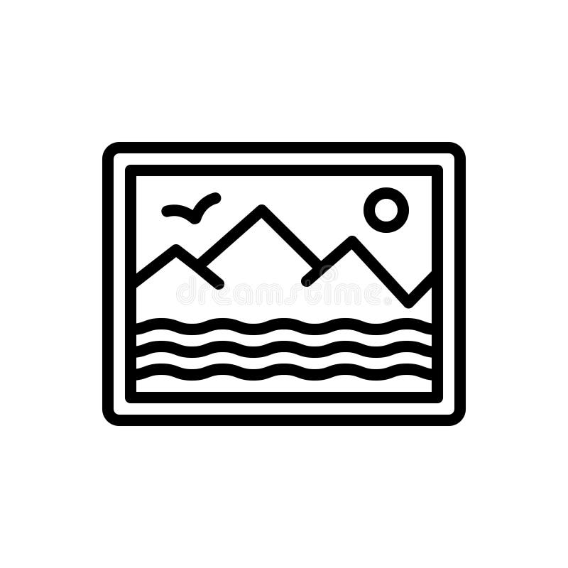 Mix Icon for Scene, Visual and Phenomenal Stock Vector - Illustration ...