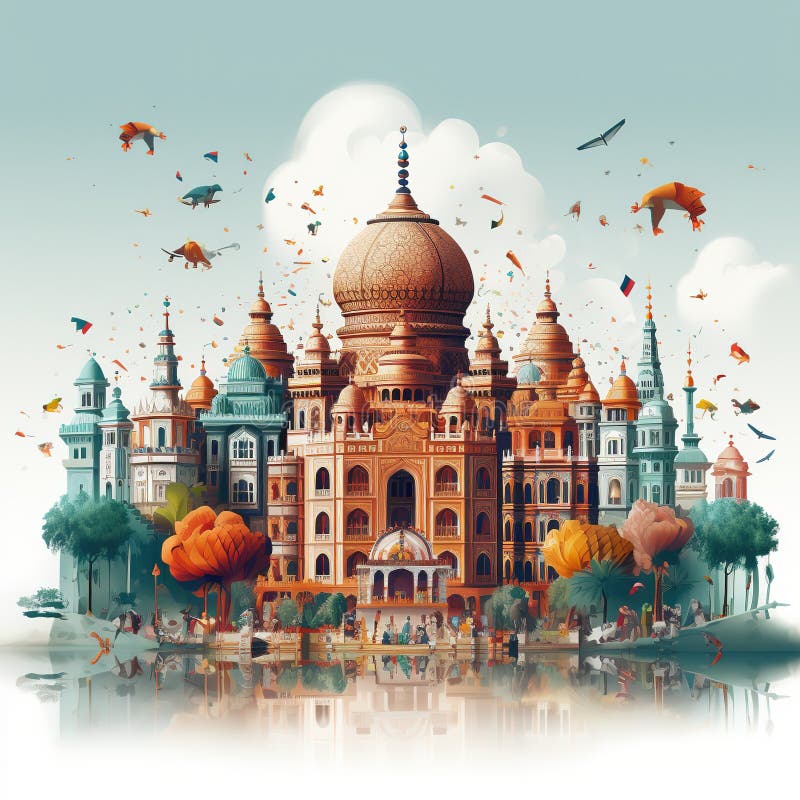 Background Illustration of Creative Manipulation Stock Illustration ...