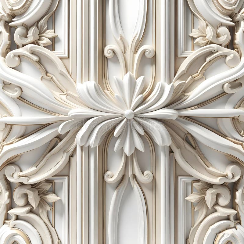 Background Illustration Decor Ceiling Plaster Ai Generator Stock ...