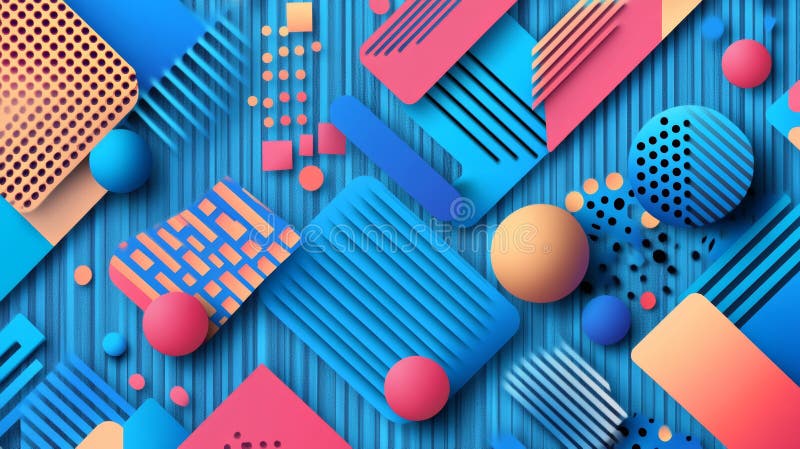 This Background Illustration Features Abstract Fast Speed Lines, a ...