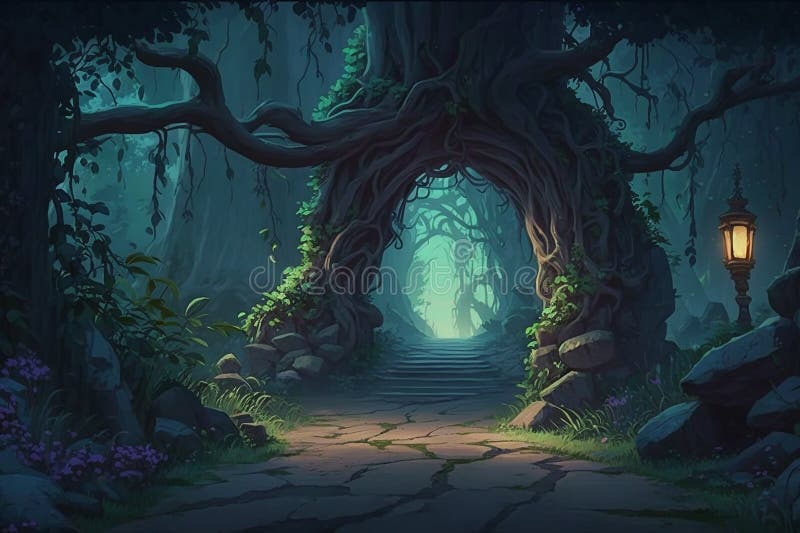 Background Illustration Background Game, Realistic Style Concept Stock ...