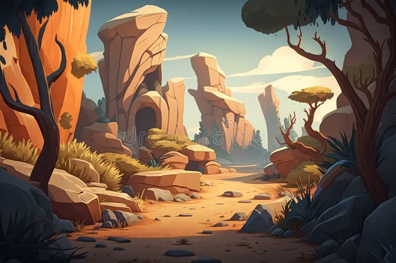 Background Illustration Background Game, Realistic Style Concept Stock ...