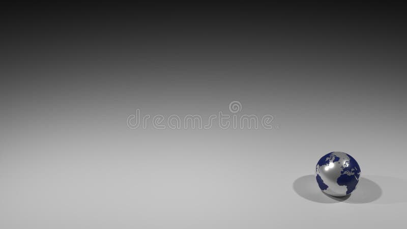 Globe Set Gray and White, Vector Icons Earth with Outline Continents ...