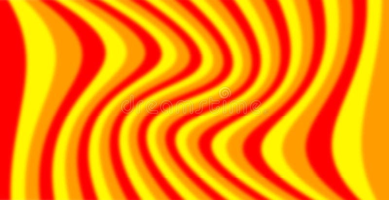 Background Illustration Horizontal Wave Geometry, Red, Yellow and ...