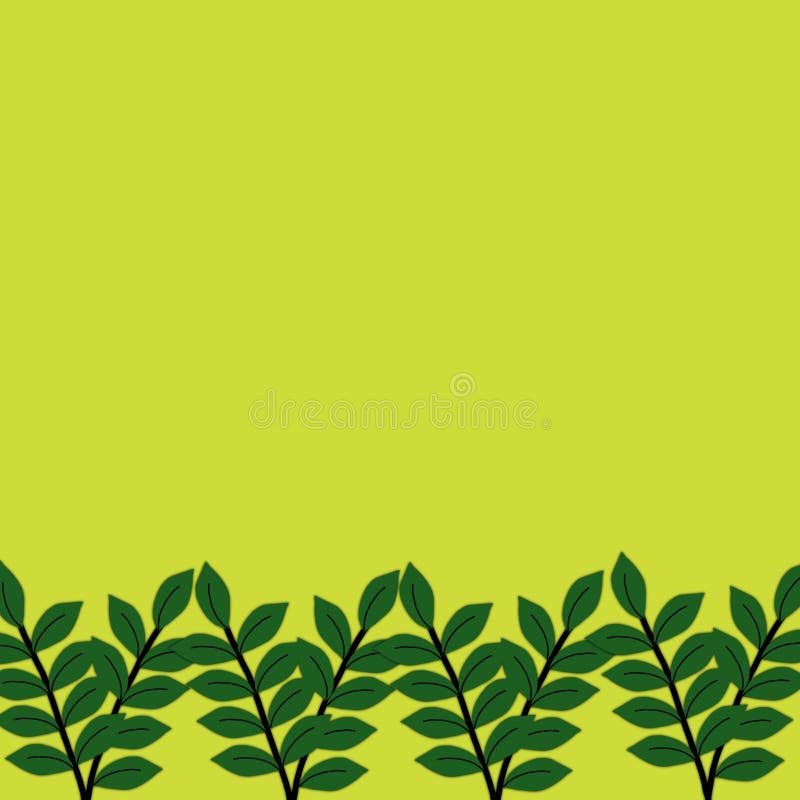 Background Illustration with Light Green Color Decorated with Small ...