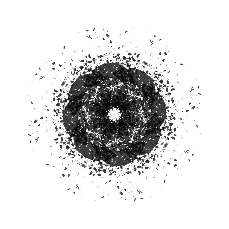 Background Illustration of a Radial Pattern Stock Illustration ...