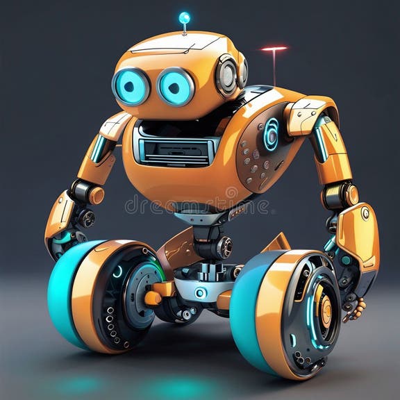 Background Illustration of Robot Smoking Cigarette Stock Illustration ...