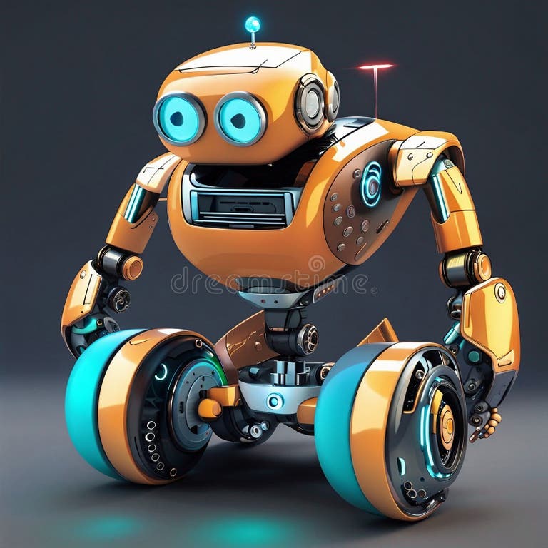 Background Illustration of Robot Smoking Cigarette Stock Illustration ...