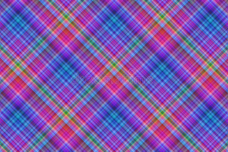 Diagonal Tartan Background Pattern Fabric Stock Illustration ...