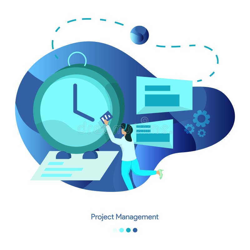 Background Illustrations of Project Management Stock Vector ...