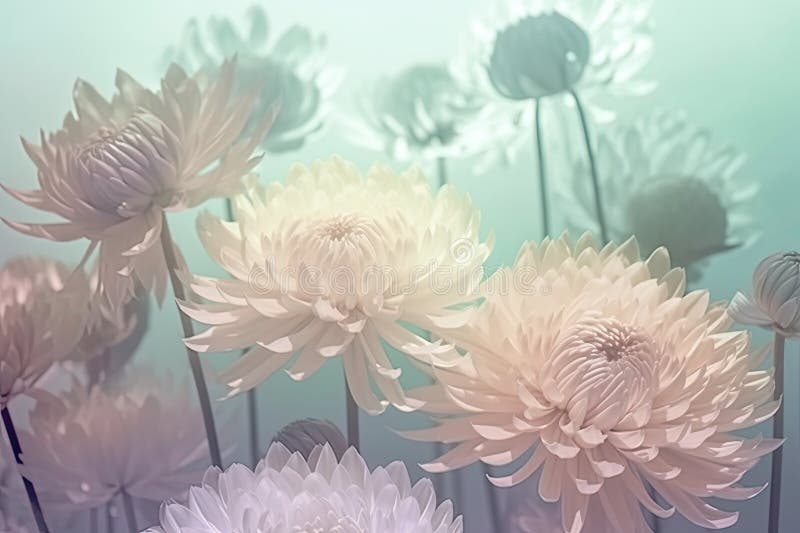 Background Image with Abstract Flowers a Soft Color Palette for a ...