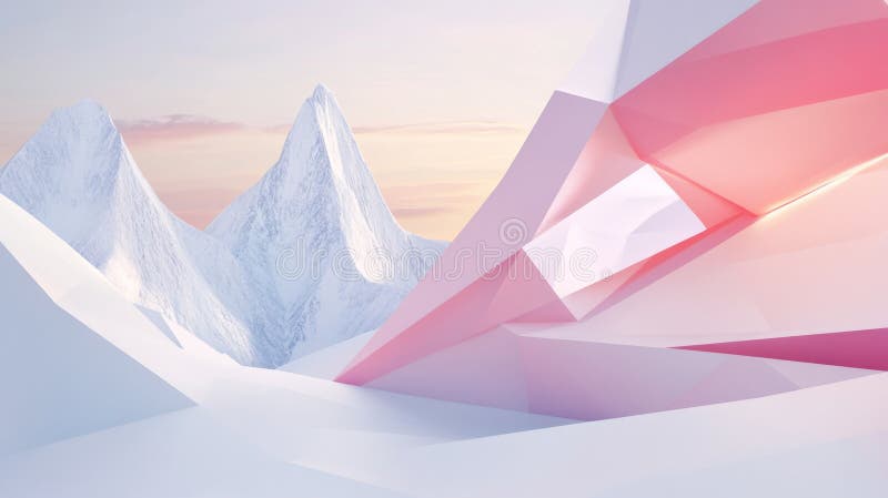 A Background Image of an Abstract Mountain Range, Created Using Digital ...