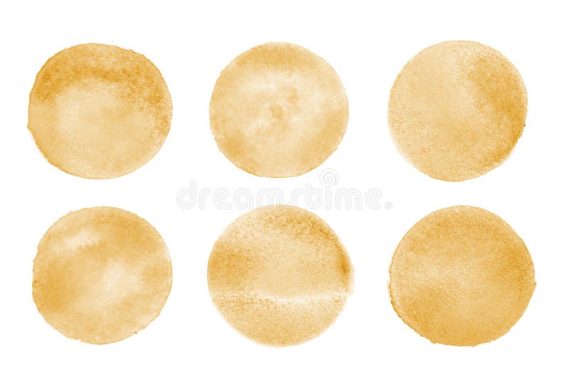 Background Image of Abstract Watercolor Spots Forming a Round Shape of ...