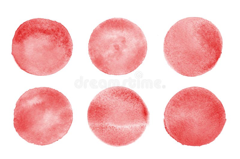 Background Image Of Abstract Watercolor Spots Forming A Round Shape Of ...