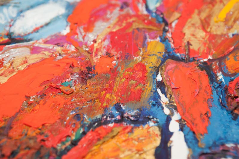 Background Image of Bright Oil Paint Palette Stock Photo - Image of ...