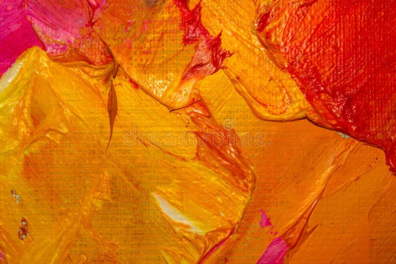 Background Image of Bright Oil-paint Palette Closeup. Background. Stock ...