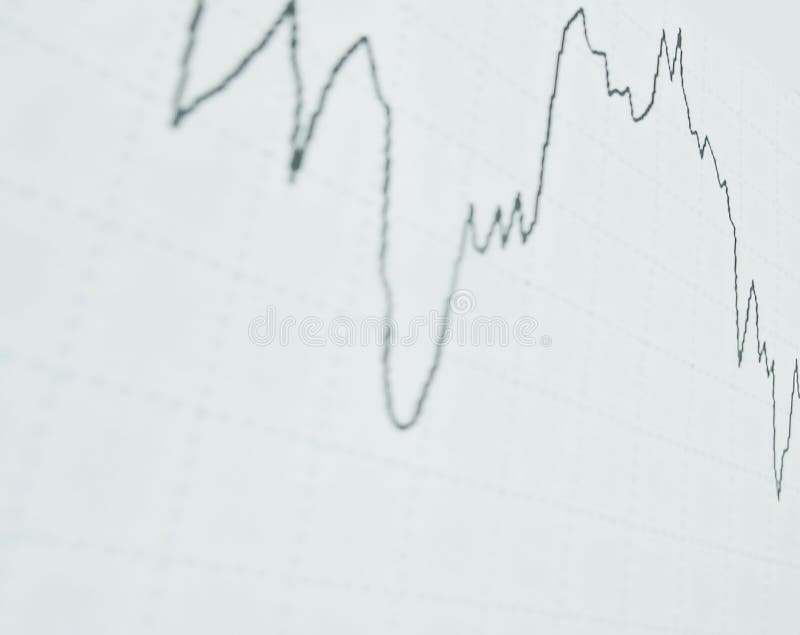 Background Image of a Business Graph on a Table.close Up Stock Photo ...
