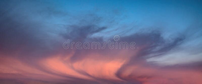 The Sky at the Dawn of the Polar Day Stock Image - Image of beautiful ...