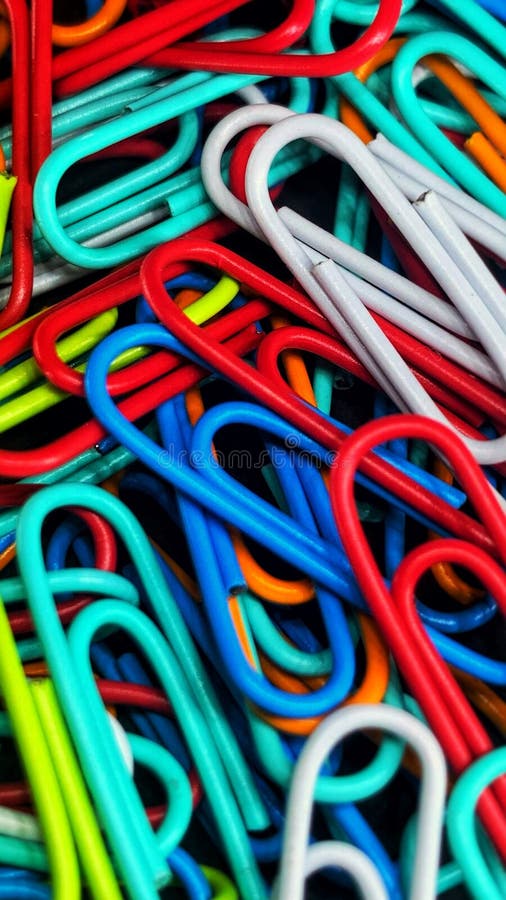 Background Image of Colorful Paper Clips Graphics for Illustrations ...