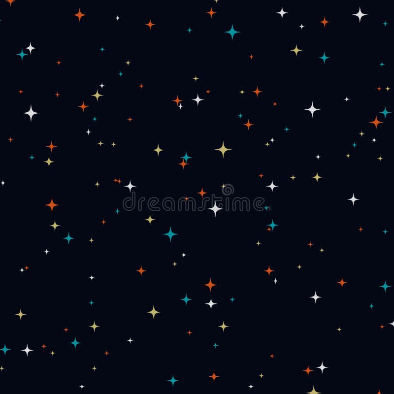 Colourful Galaxy Cosmos Print with Constellation Overlay Stock ...