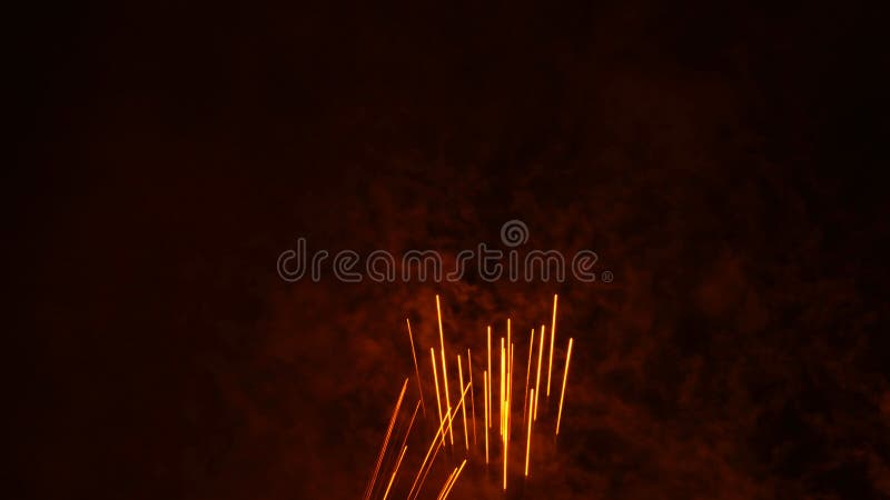 Pattern of Fireworks in the Evening Sky Stock Image - Image of ...